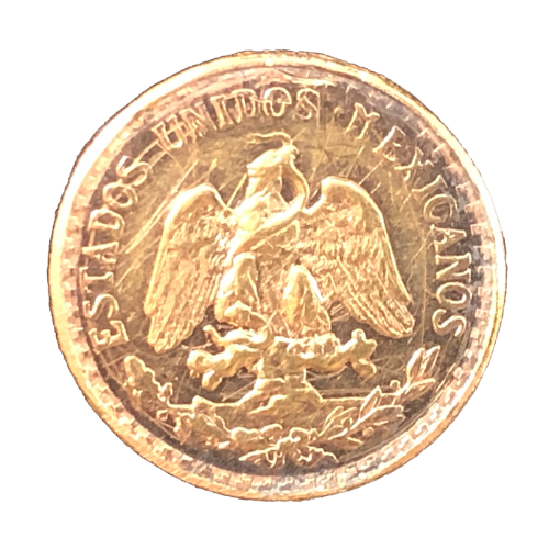 DOS PESOS ESTADOS UNIDOS MEXICANOS - 1945 c/ brasão - Gold Suisse