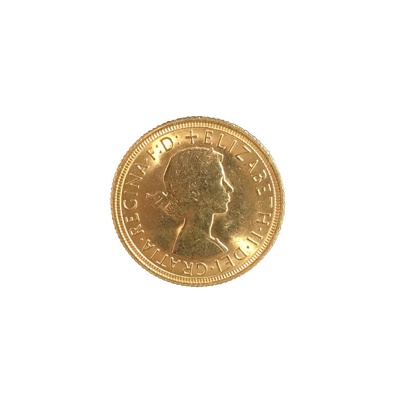 Libra ELIZABETH II (Antiga) 1962 - Gold Suisse