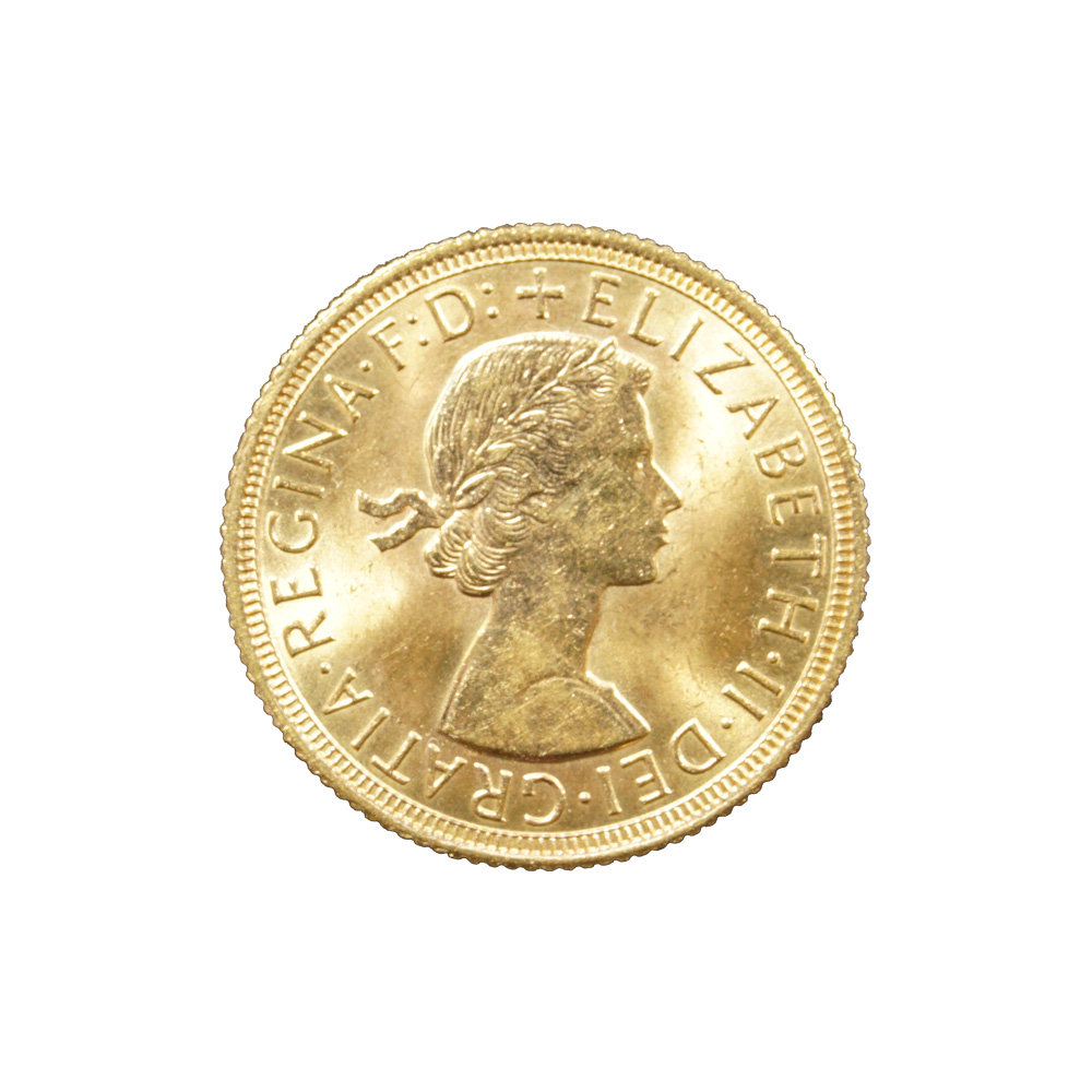 Libra ELIZABETH II (antiga) - 1963 - Gold Suisse