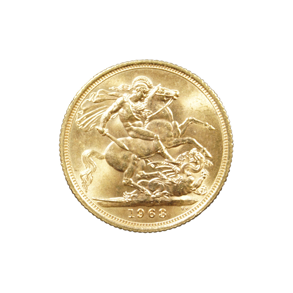 Libra ELIZABETH II (antiga) - 1963 - Gold Suisse