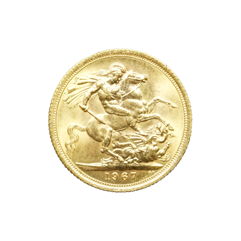 Libra ELIZABETH II (Antiga) - 1967 - Gold Suisse